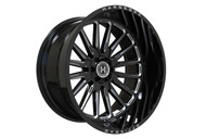 Hardcore Off-Road® Hc24 Wheels Rims | Black Milled Chrome | Free Shipping!